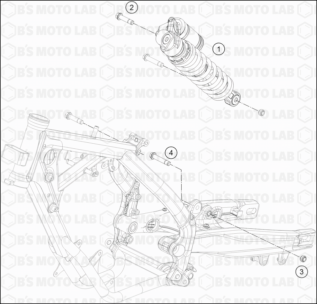Shock Absorber, 65 SX 2023 – B's Moto Lab