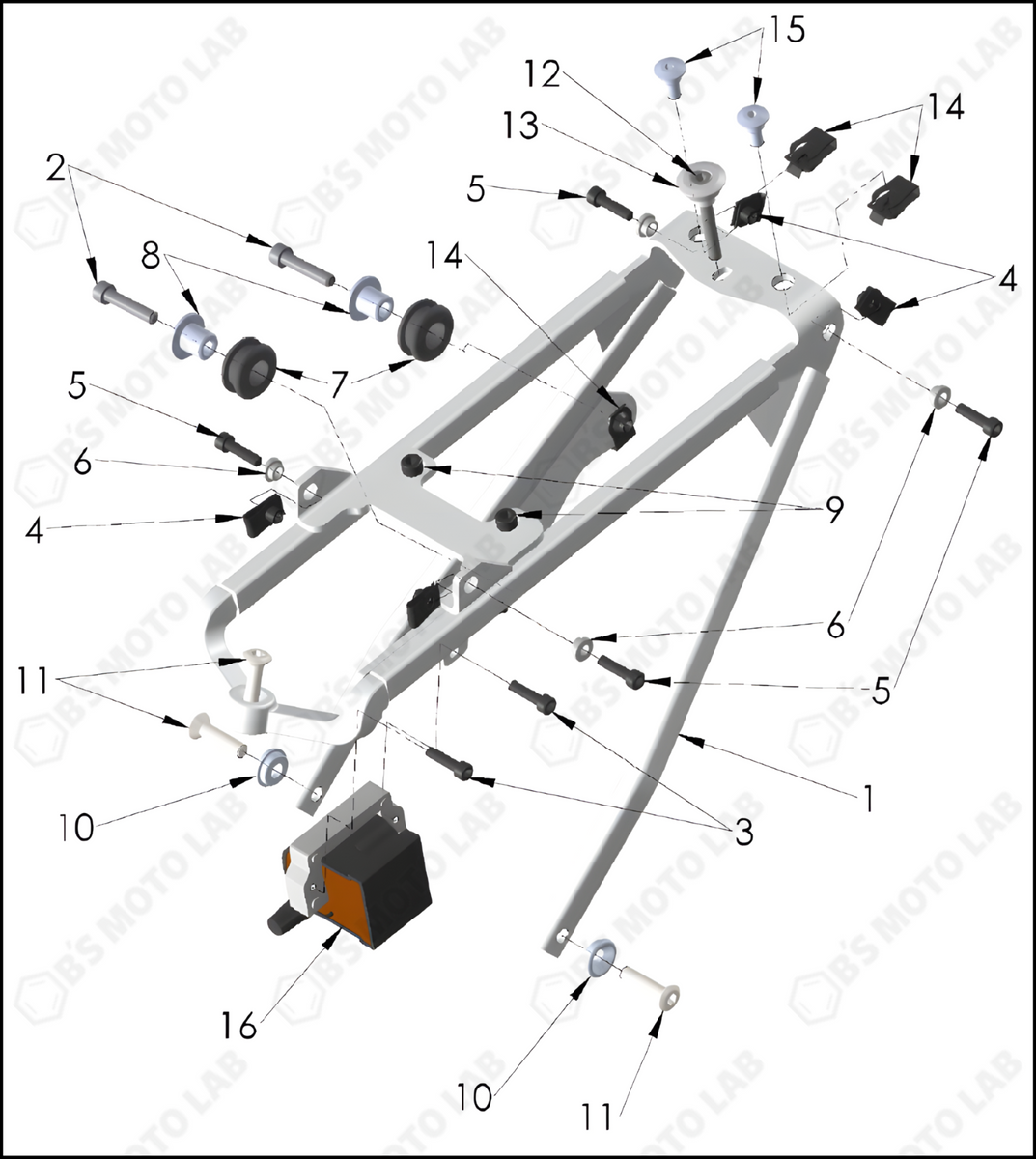 Frame II, 2024 Cobra 50-SR – B's Moto Lab