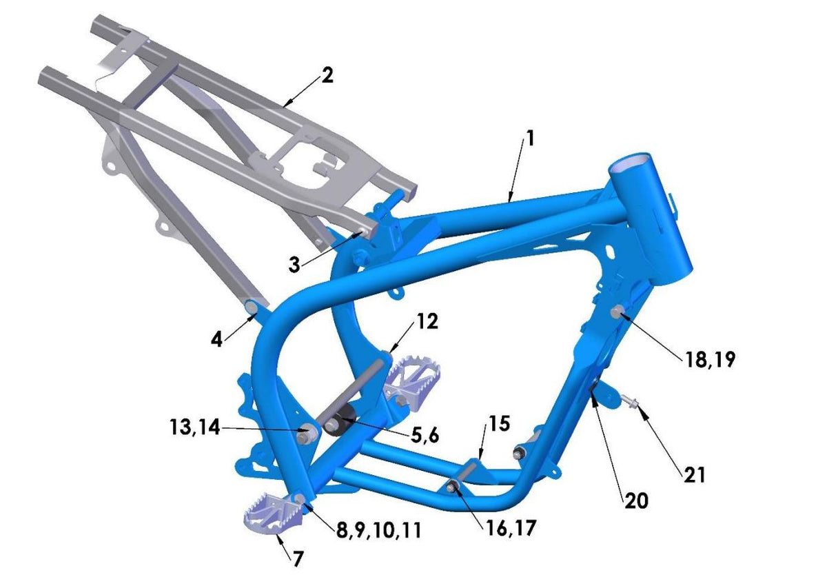 FRAME - 2019 CX65 – B's Moto Lab